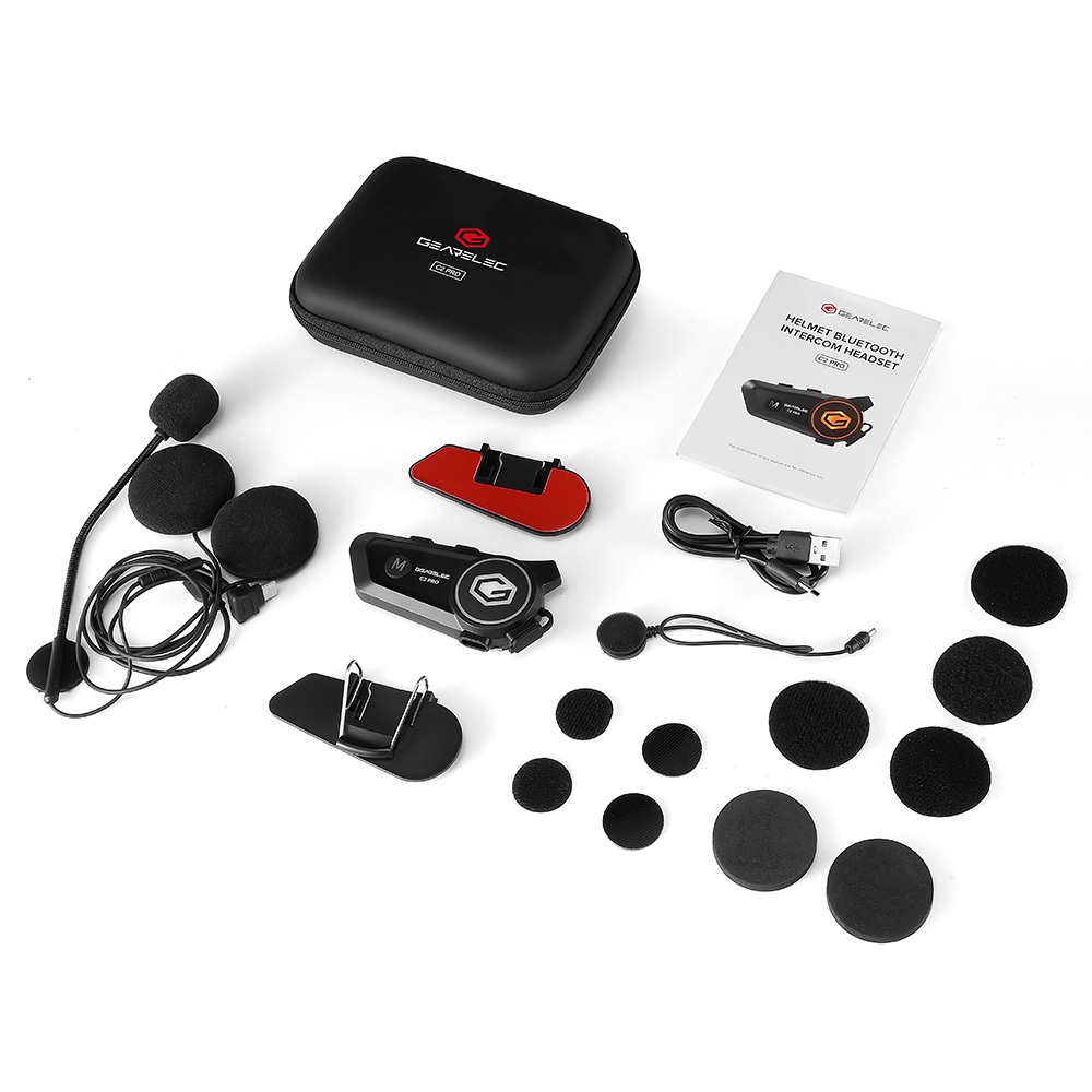 GEARELEC C2 Pro หูฟังบลูทูธติดหมวก BT5.3 กันน้ำIPX7 อินเตอร์คอม ลดเสียง ...