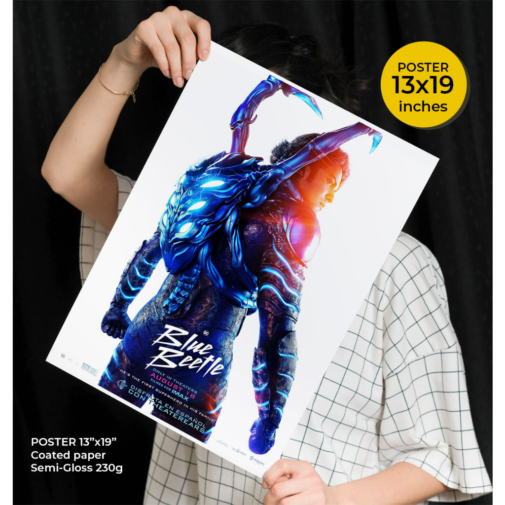 Blue Beetle Poster 2023 - โปสเตอร์บลู บีเทิล DC Comics ภาพขนาด 33X48 cm ...