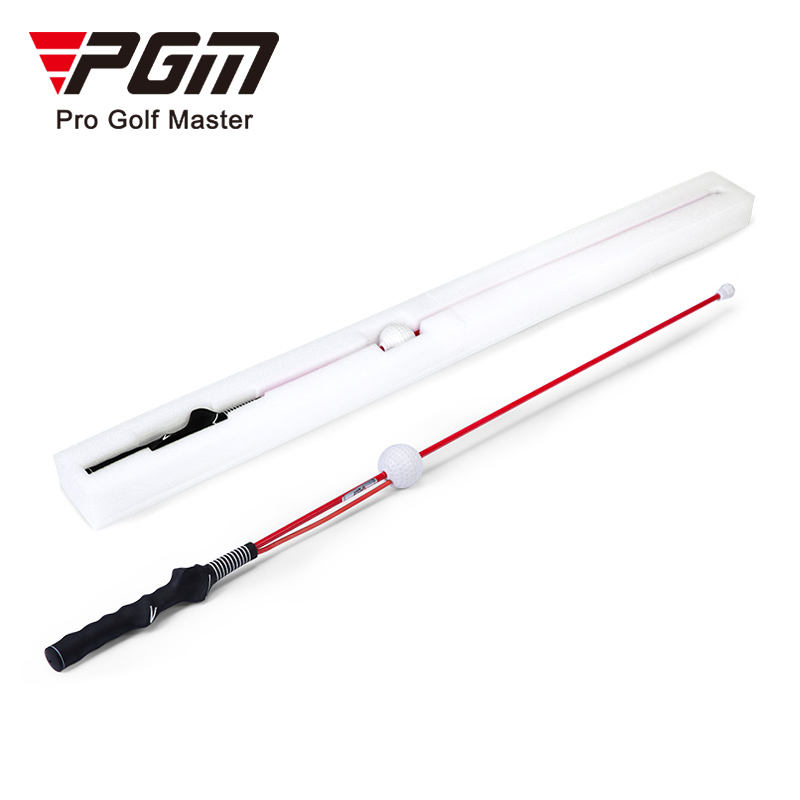 อุปกรณ์สำหรับฝึกวงสวิงกอล์ฟ PGM ขนาด 100 cm (HGB017) Swing Trainner With ball สีแดง | Shopee ...