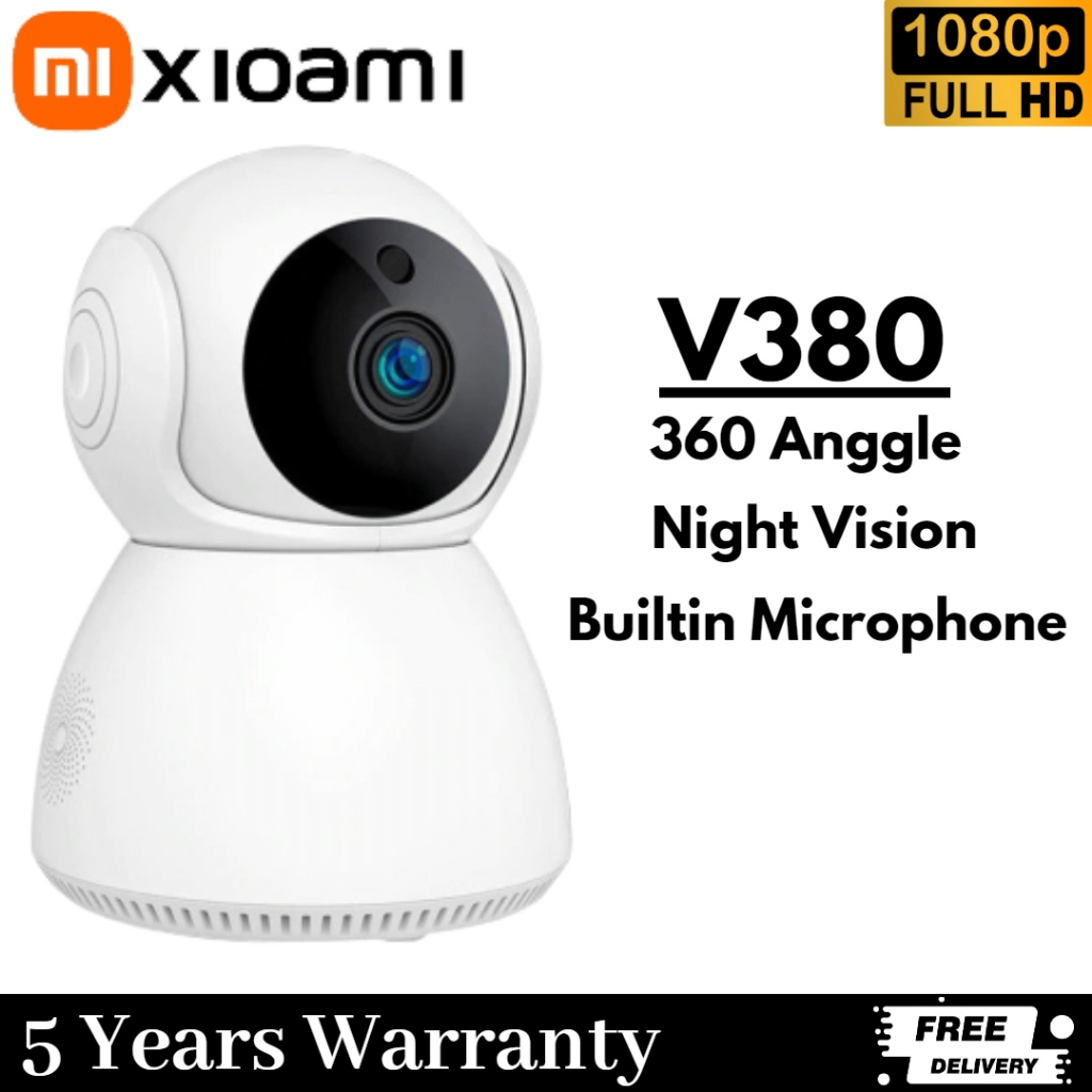 (XM)Home Security Camera 360° SE 2K V380 Q118S PTZ Pro WI-FI HD 1080P ...