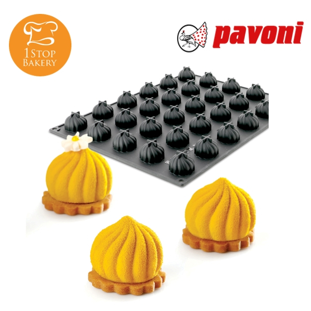 Pavoni PX4324S 3D Pavoflex silicone mould DELICE 400 x 300 mm - 30 ...