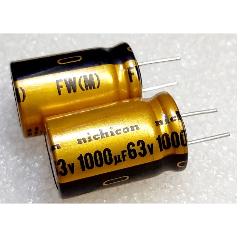 Nichicon FW 1000uf 63v capacitor ตัวเก็บประจุ คาปาซิเตอร์ | Shopee Thailand