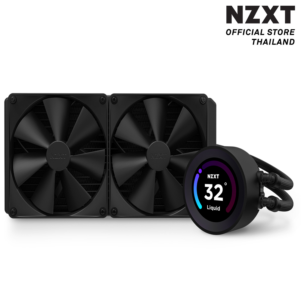 NZXT Cooler Kraken Elite 280 280mm AIO Liquid Cooler with LCD Display ...