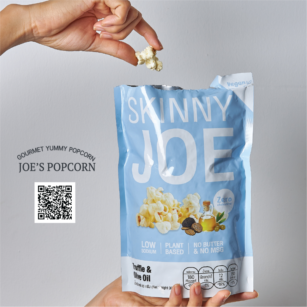 Skinny Joe Popcorn สกินนี่โจป๊อบคอร์น แบบถุง 30 กรัม 2 รสชาติ | Shopee ...