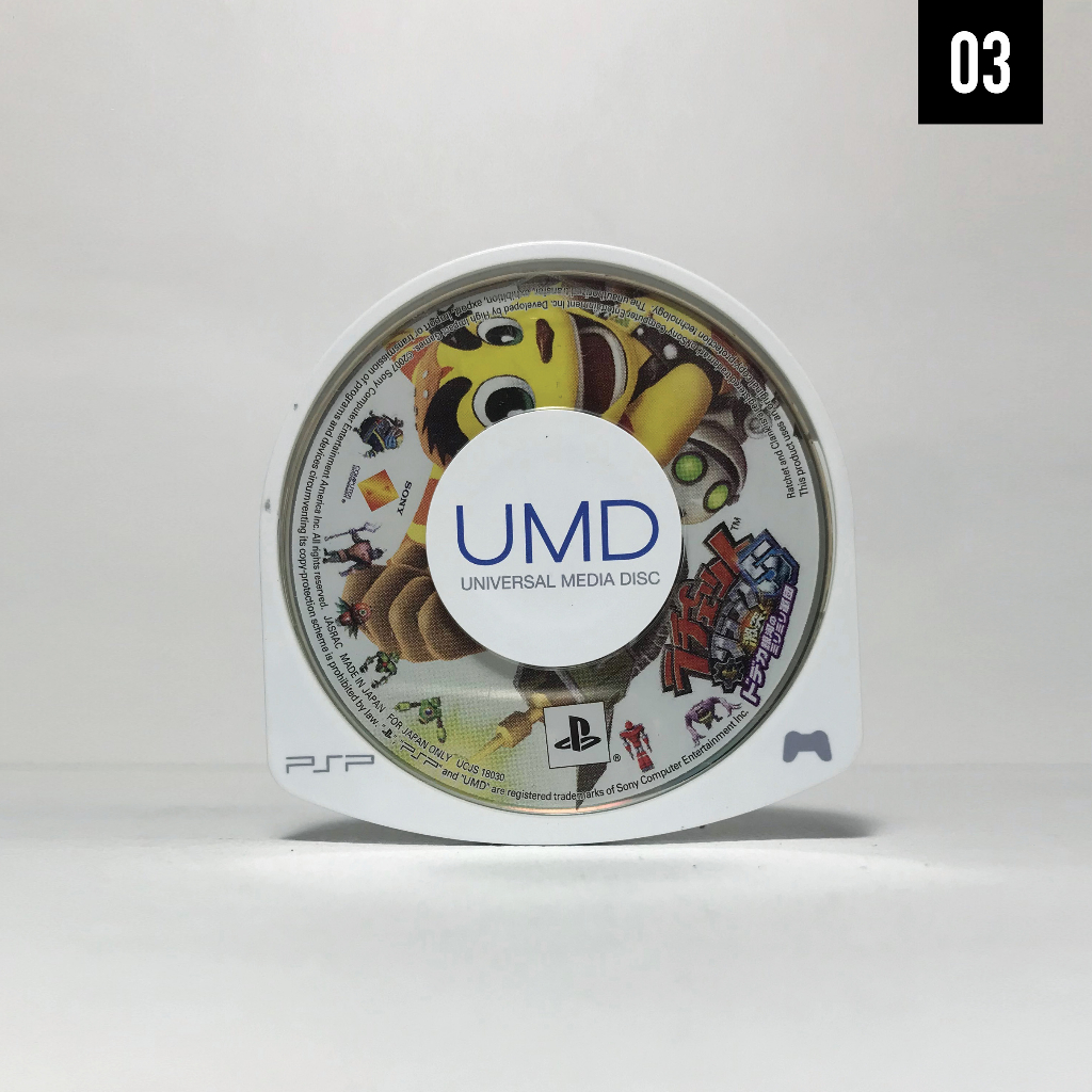 แผ่นเกม UMD เครื่อง PSP (PlayStation Portable) 89 Various Genres (01-10 ...