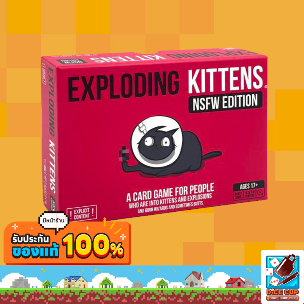 [ของแท้] Exploding Kittens: NSFW Edition (New Version) Board Game | Shopee Thailand