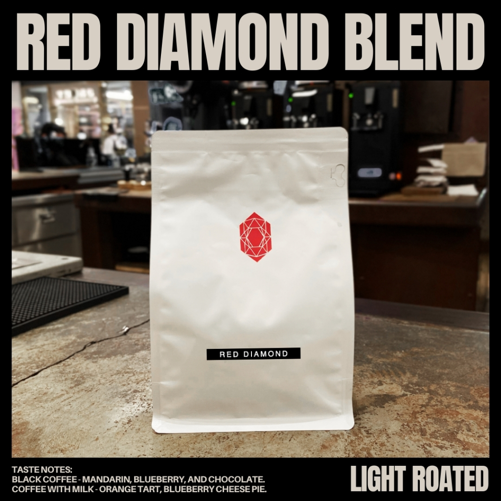 Red Diamond House Blend (Light Roasted) เมล็ดกาแฟคั่วอ่อนเรดไดมอนด์ ...