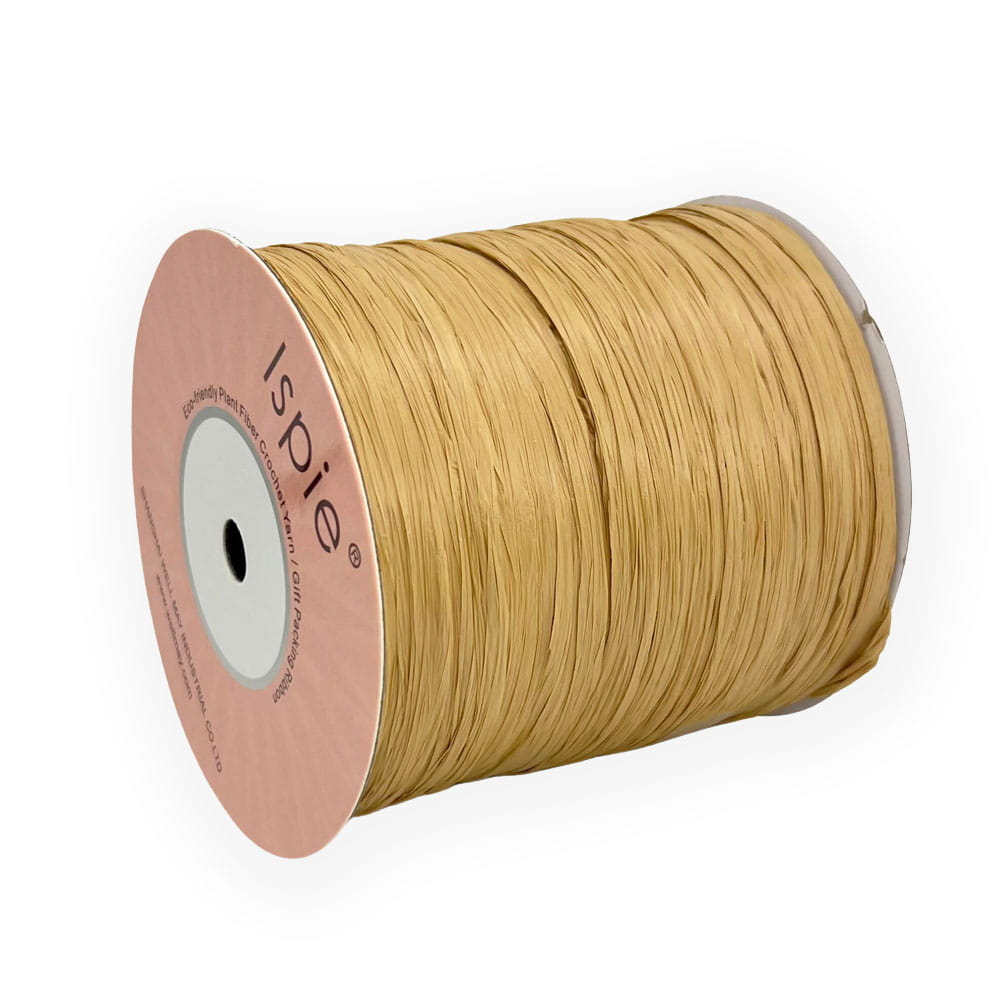 ISPIE Raffia Yarn ไหมราเฟียถักกระเป๋า ถักหมวก ขนาด 250m/160g Rayon Raffia | Shopee Thailand