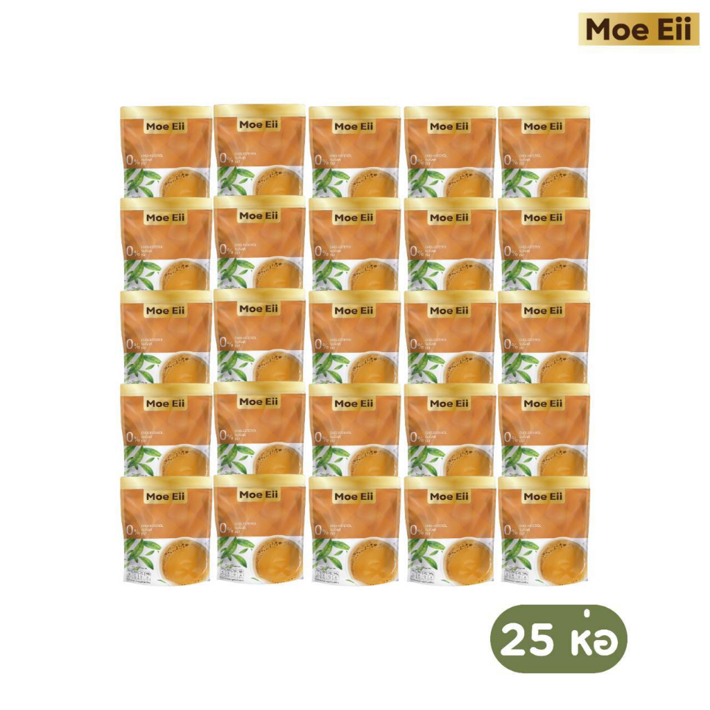 Moe Eii Instant Thai Tea Powder Beverage ชาไทย เซต 25 ห่อ | Shopee Thailand