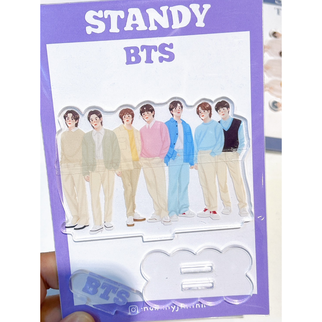 (พร้อมส่ง) Standy New jeans BTS Treasure NCT Enhypen l สแตนดี้ นิวจีนส์ ...