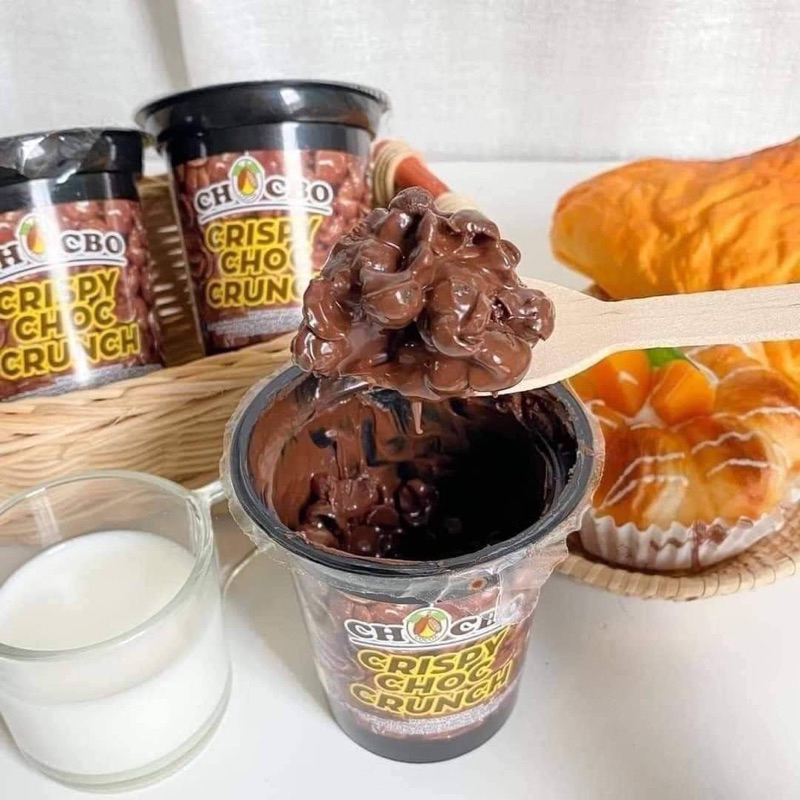 CHOCBO choc crunch ช็อคโกแลตแท้ 60 กรัม | Shopee Thailand