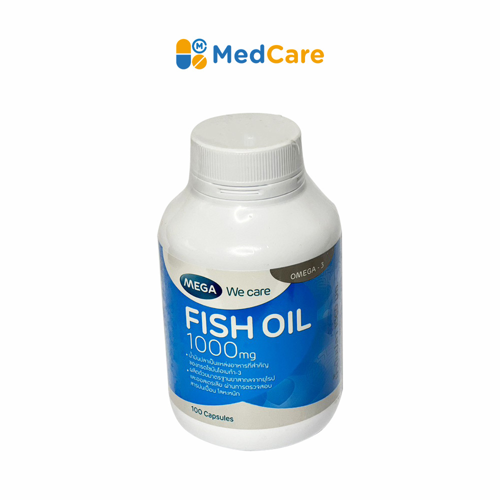 MEGA FISH OIL น้ำมันปลา 1000 mg (100เม็ด) | Shopee Thailand