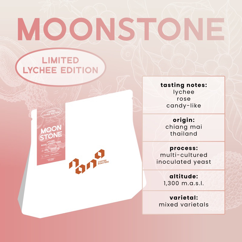 Moonstone Lychee Limited Edition 100 g. by Nana Coffee Roasters เมล็ด ...