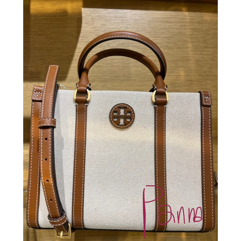 New Tory burch blake canvas small tote | Shopee Thailand