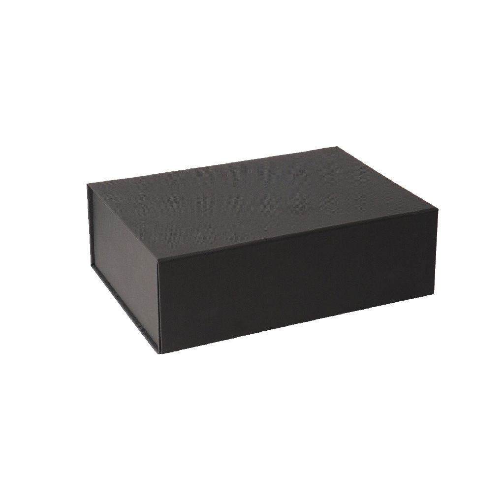 Gift box - Magnetic foldable box - Black กล่องพับได้ กล่องแม่เหล็ก ...
