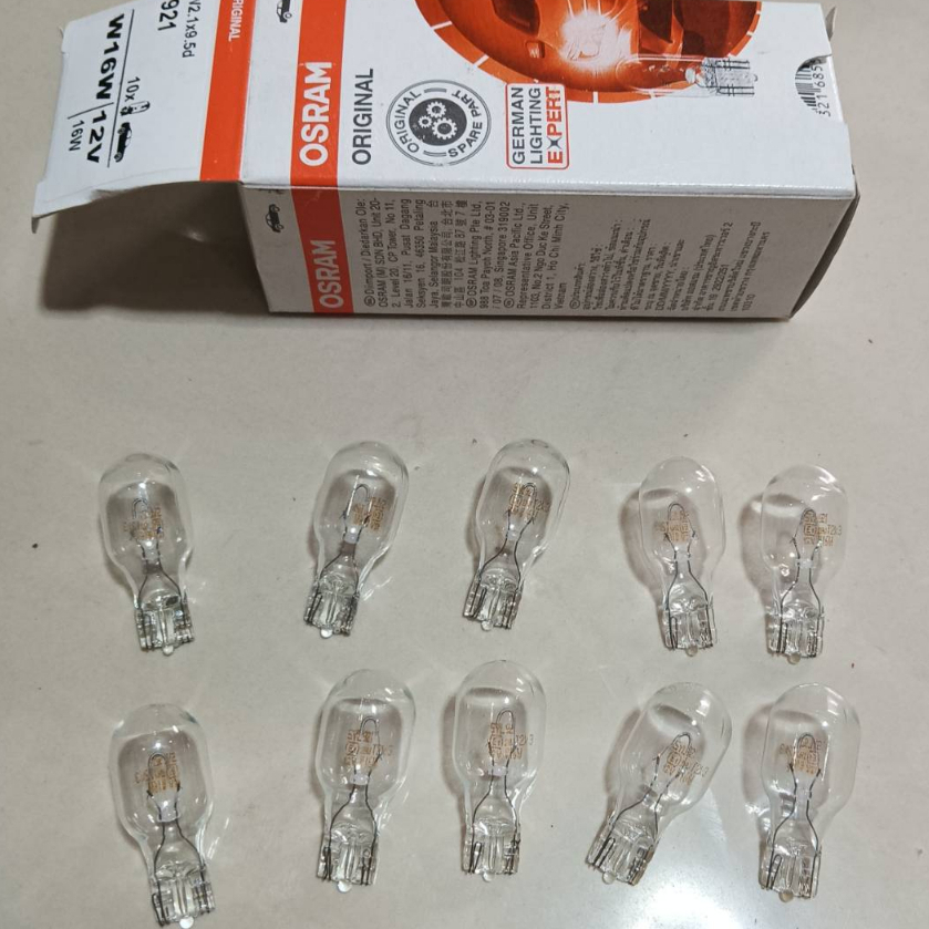 หลอดเสียบหน้าปัด/ไฟหรี่ T15 12v. 16w. Osram แท้ ราคาต่อดวง | Shopee ...