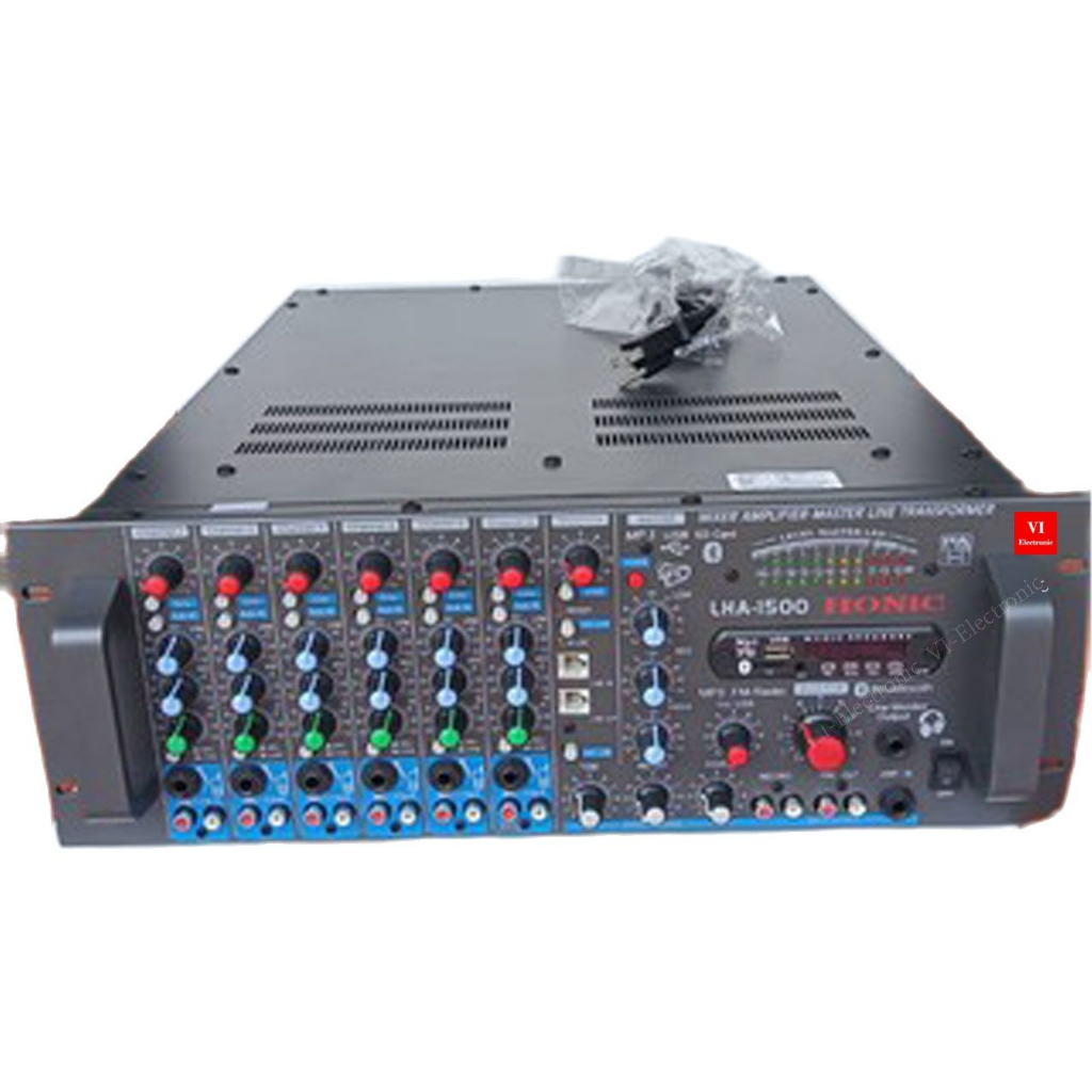 HONIC LHA-Series เครื่องขยายเสียง LHA-1500 กำลังวัตต์ 1500w สามารถเล่น Bluetooth,USB | Shopee ...