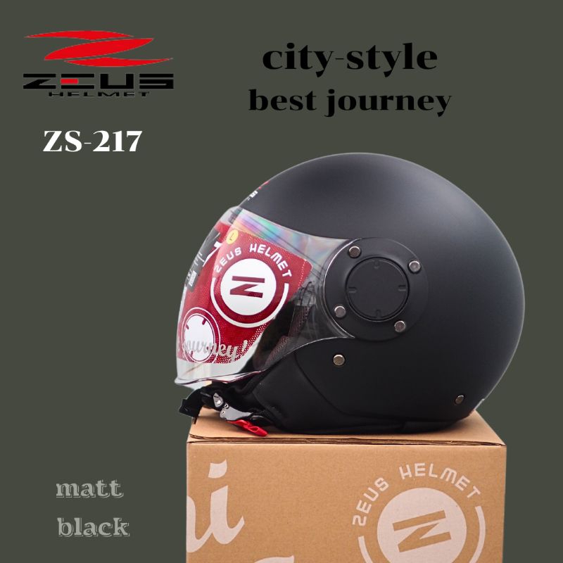 หมวกกันน็อค ZEUS ZS-217 | Shopee Thailand