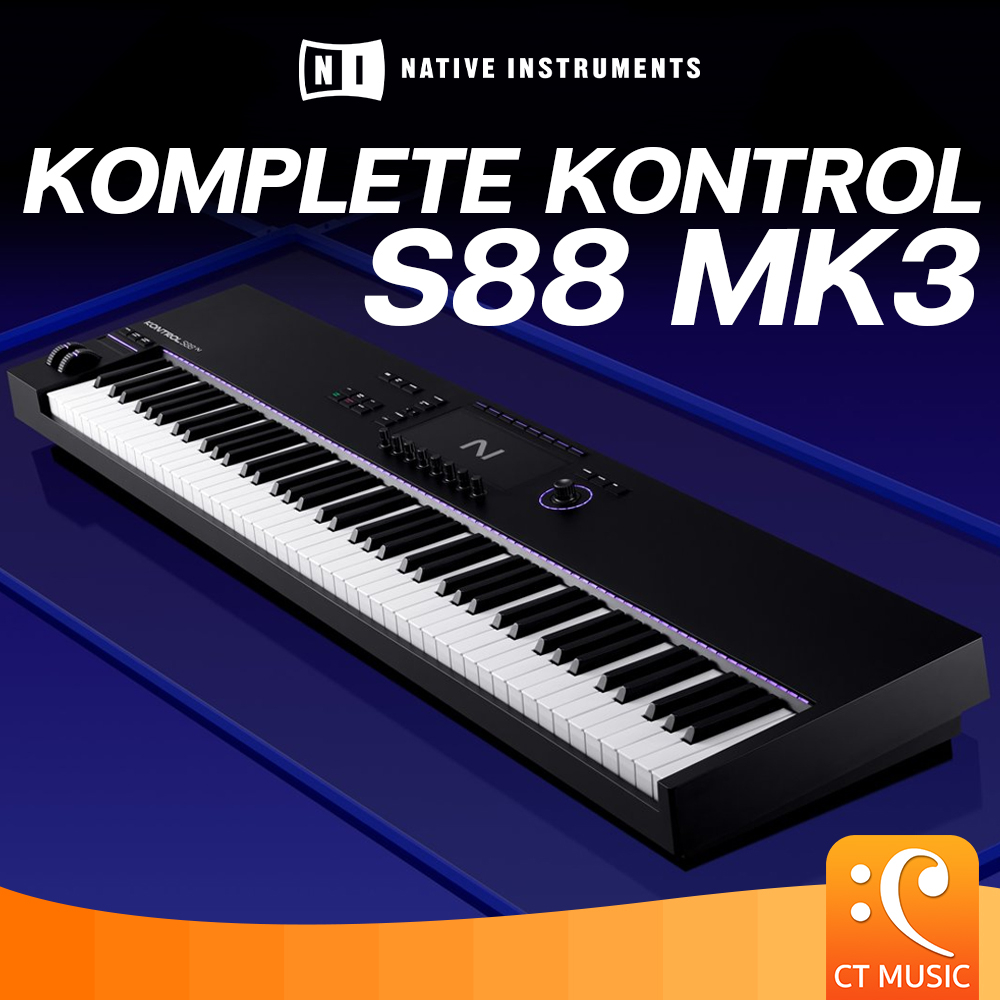 Native Instruments Komplete Kontrol S88 MK3 Midi Keyboard Controller มี ...