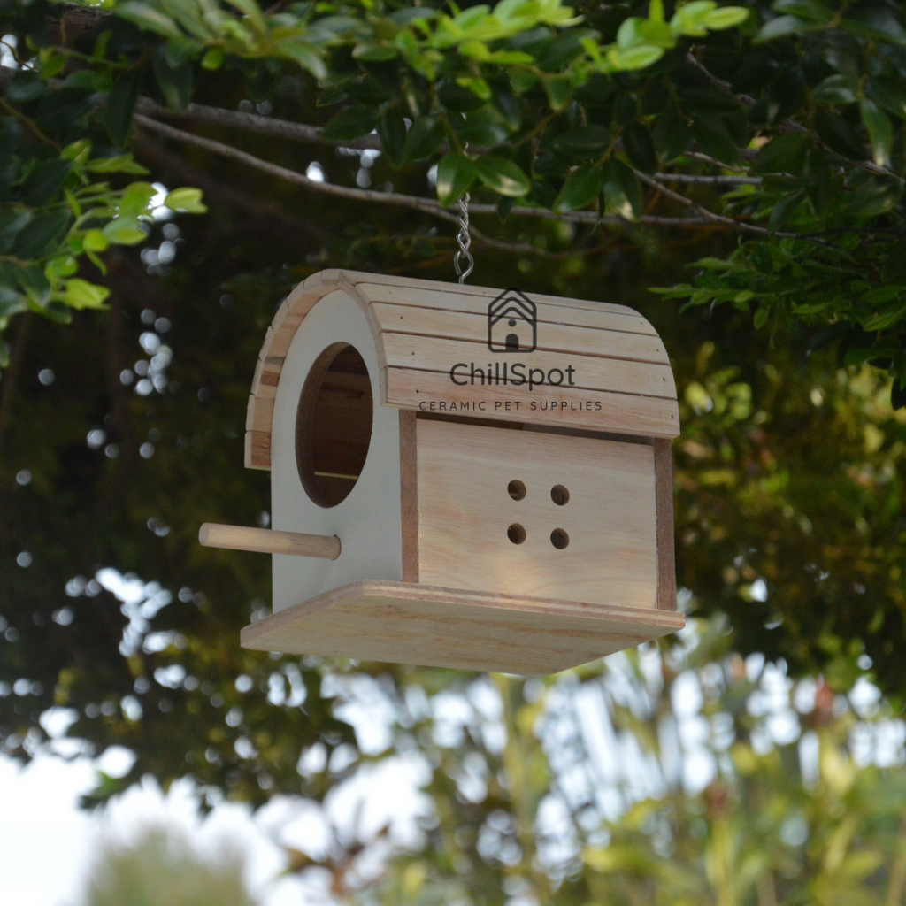 [ChillSpot] บ้านหลบไม้ เหมาะสำหรับชูการ์ไกลเดอร์ นก และสัตว์เลี้ยงตัว ...