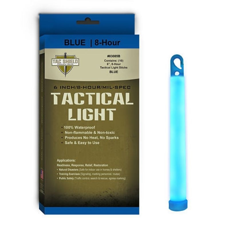 แท่งเรืองแสง TAC SHIELD Tactical Light Sticks 1 กล่อง มี 10 แท่ง 6นิ้ว ...