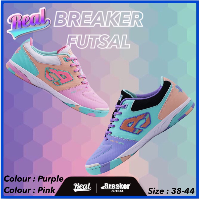 BREAKER FUTSAL รองเท้าฟุตซอล รุ่น Real8 | Shopee Thailand