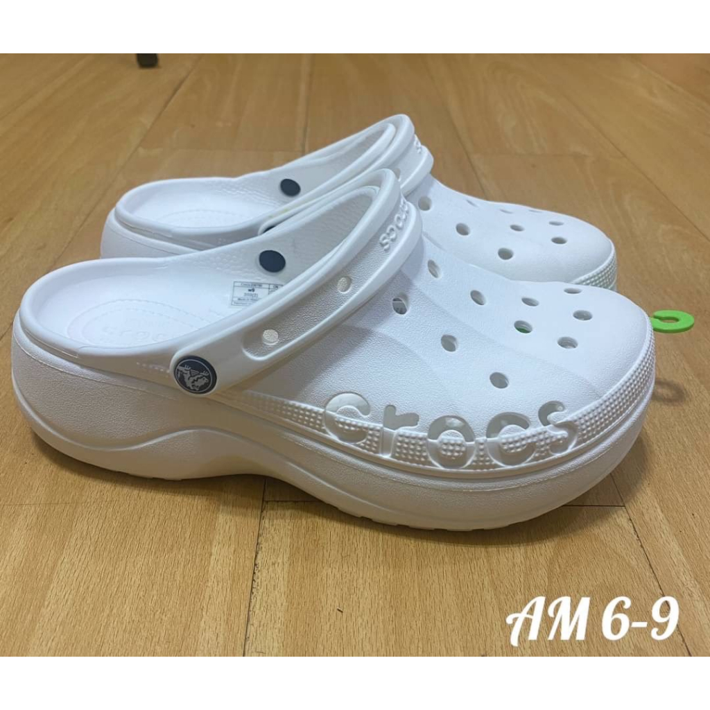 รองเท้าแตะ รุ่น Cro*s คุณภาพดีใส่ได้นานกันน้ำได้นิ่ม รองเท้าแตะสุขภาพสำหรับผู้หญิง Sz W6----W9 ...