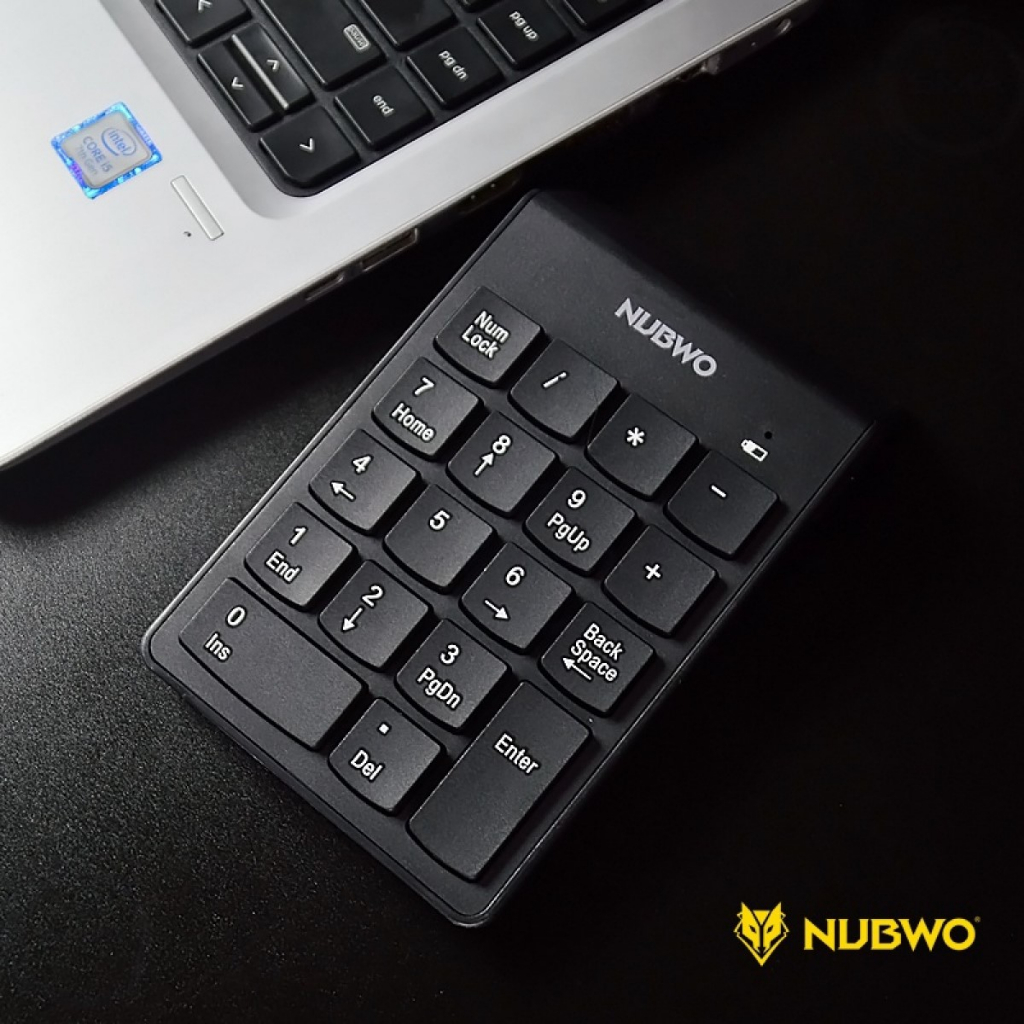 NUBWO NKB105 แป้มพิมพ์ตัวเลขไร้สายไร้เสียง Numeric Keypad Wireless ...