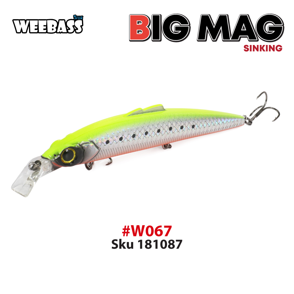 BIG MAG (Sinking) ขนาด 150mm/27g : Weebass เหยื่อปลั๊ก เหยื่อปลอม | Shopee Thailand