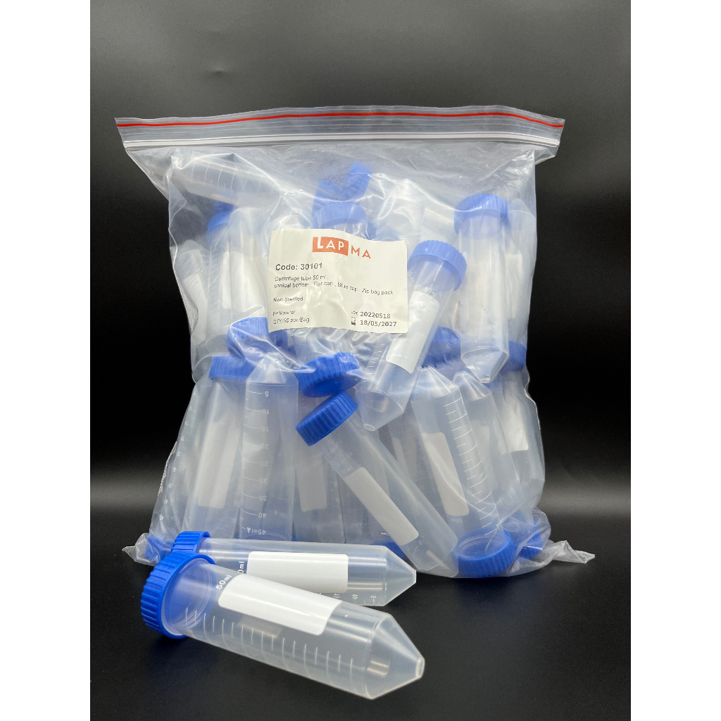 Centrifuge Tube 50 ml , Conical ,Flat cap,Plug cap,หลอดเซนติฟิว 50 มล ...