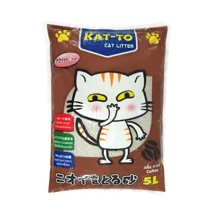 ทรายแมว Katto Kat-to แคทโตะ ขนาด 5 ลิตร มี 4 กลิ่นให้เลือก | Shopee ...