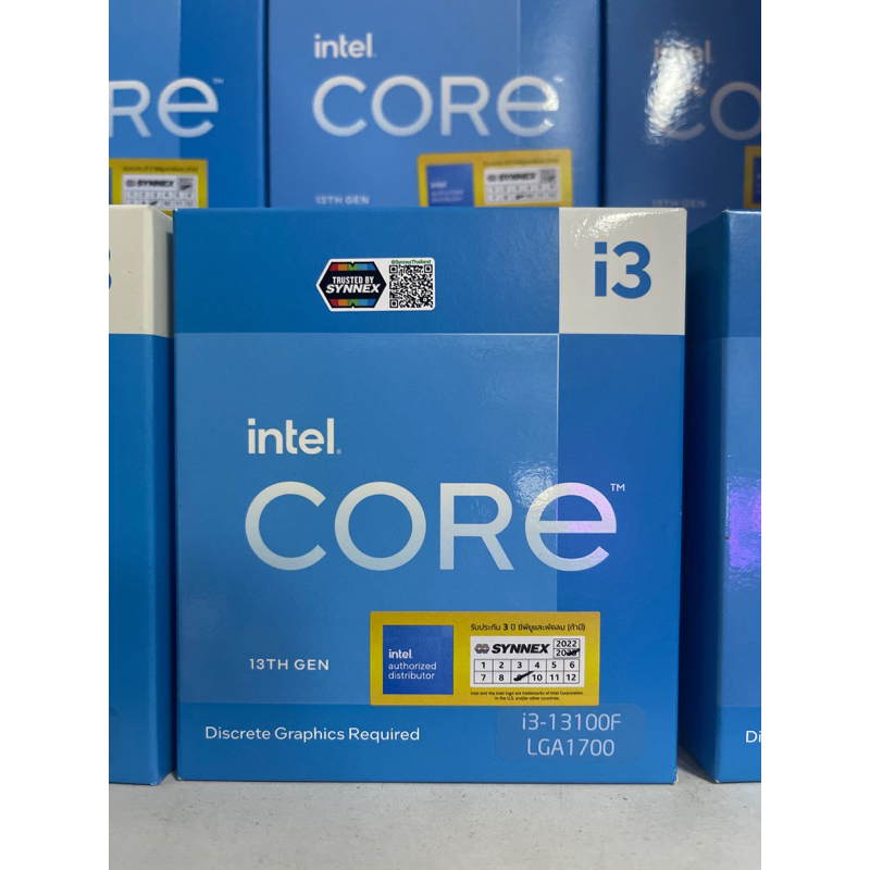 INTEL CORE i3-13100F 3.40 GHZ (4C/8T) LGA1700+MAINBOARD (เมนบอร์ด) 1700 ...