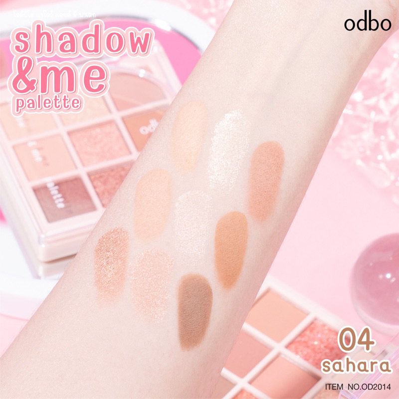 ODBO Shadow & Me Palette โอดีบีโอ แชโดว์ แอนด์ มี พาเลท OD2014 ขนาด 6.5g | Shopee Thailand