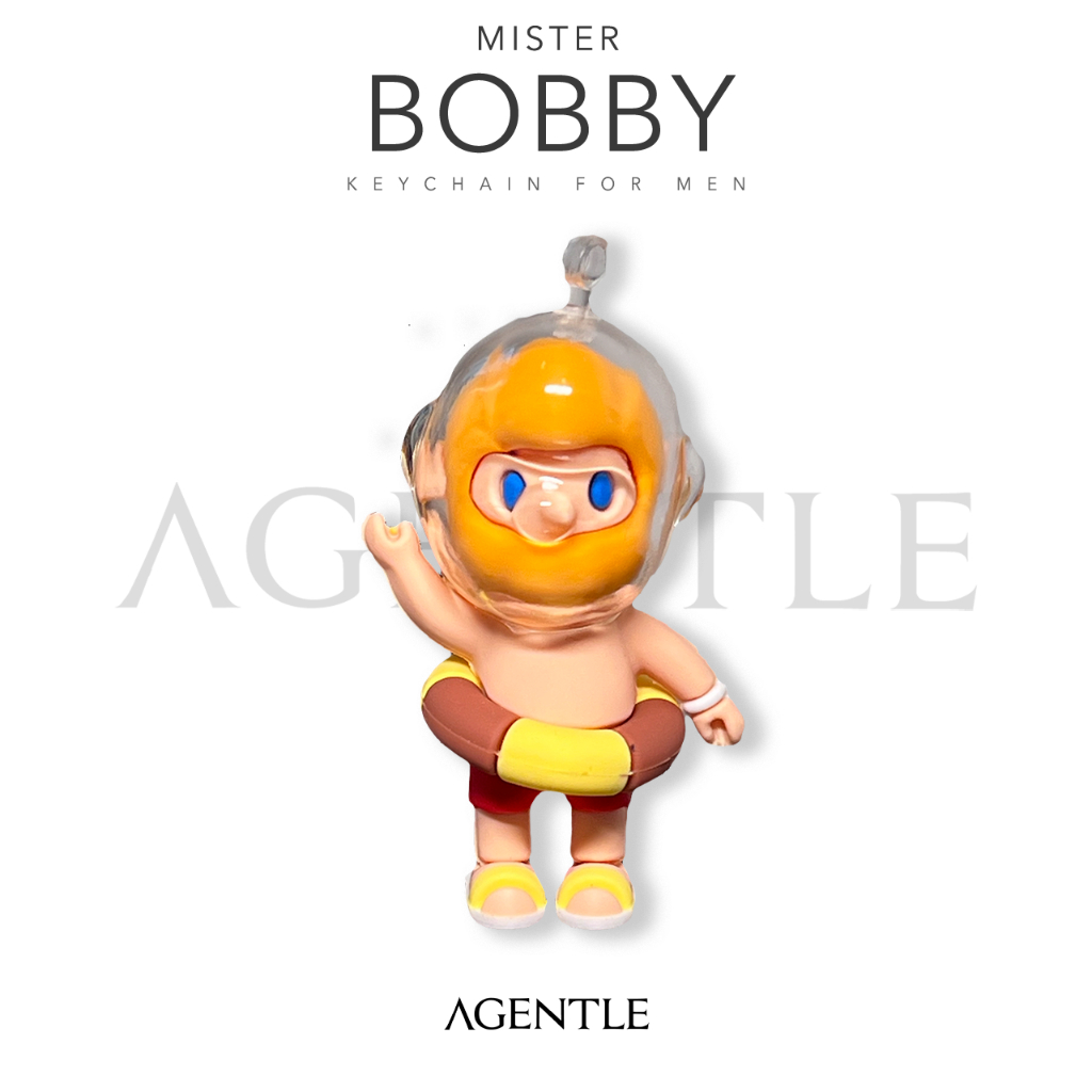 Mr.Bobby ตุ๊กตาพวงกุญแจผู้ชาย (ส่งในไทย) ซิลิก้าเจล (ห้อยกระเป๋าได้ ...