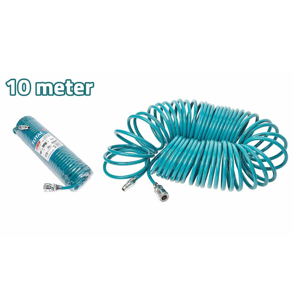 TOTAL สายลม รุ่น THT11101-3 สปริงคอปเปอร์ 10 เมตร ชนิดขด Air Hose 10m ...