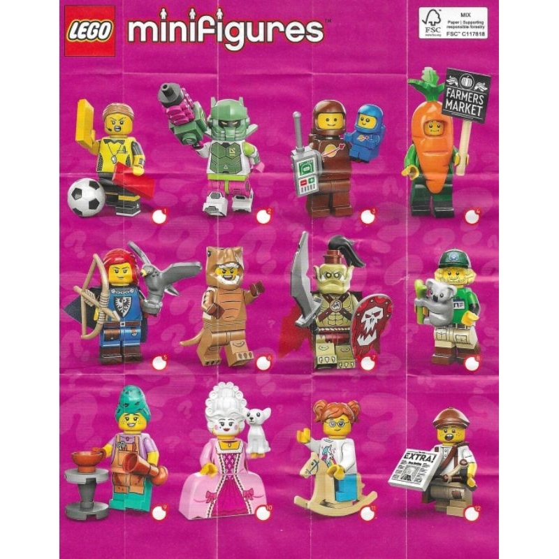 ขาย Lego Minifigure Minifig Series 24 เลโก้ มินิฟิกเกอร์ ของแท้ พร้อม ...