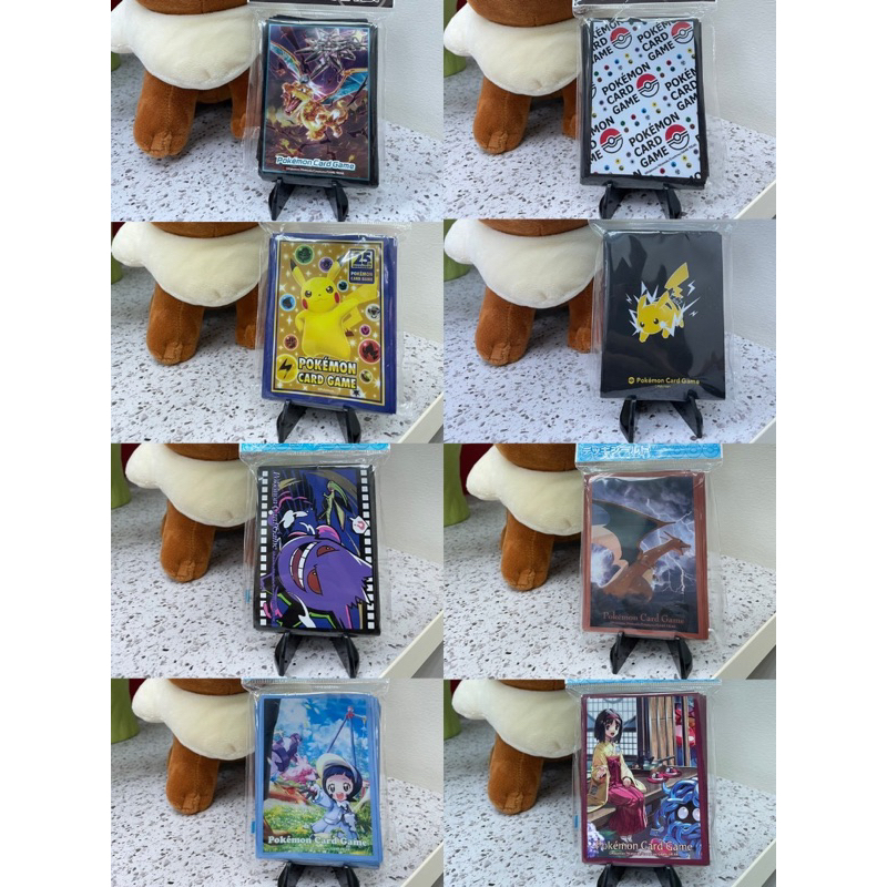 [Pokemon] TCG Accessories - Sleeves ซองใส่การ์ด ของแท้100% | Shopee ...