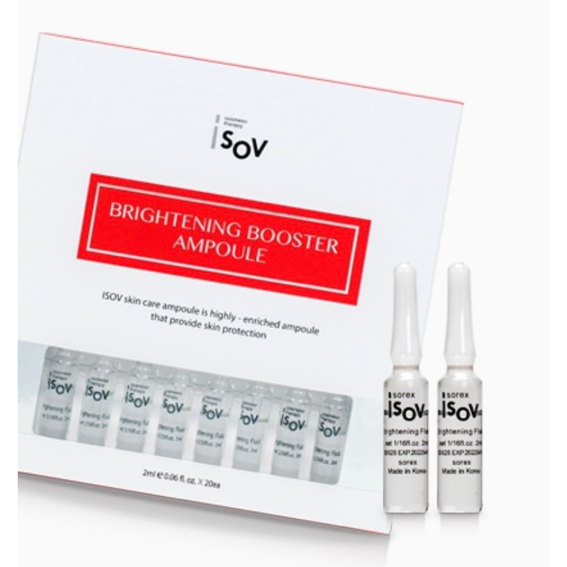 ISOV Brightening Booster Ampoule (2ml * 20vials) | Shopee Thailand