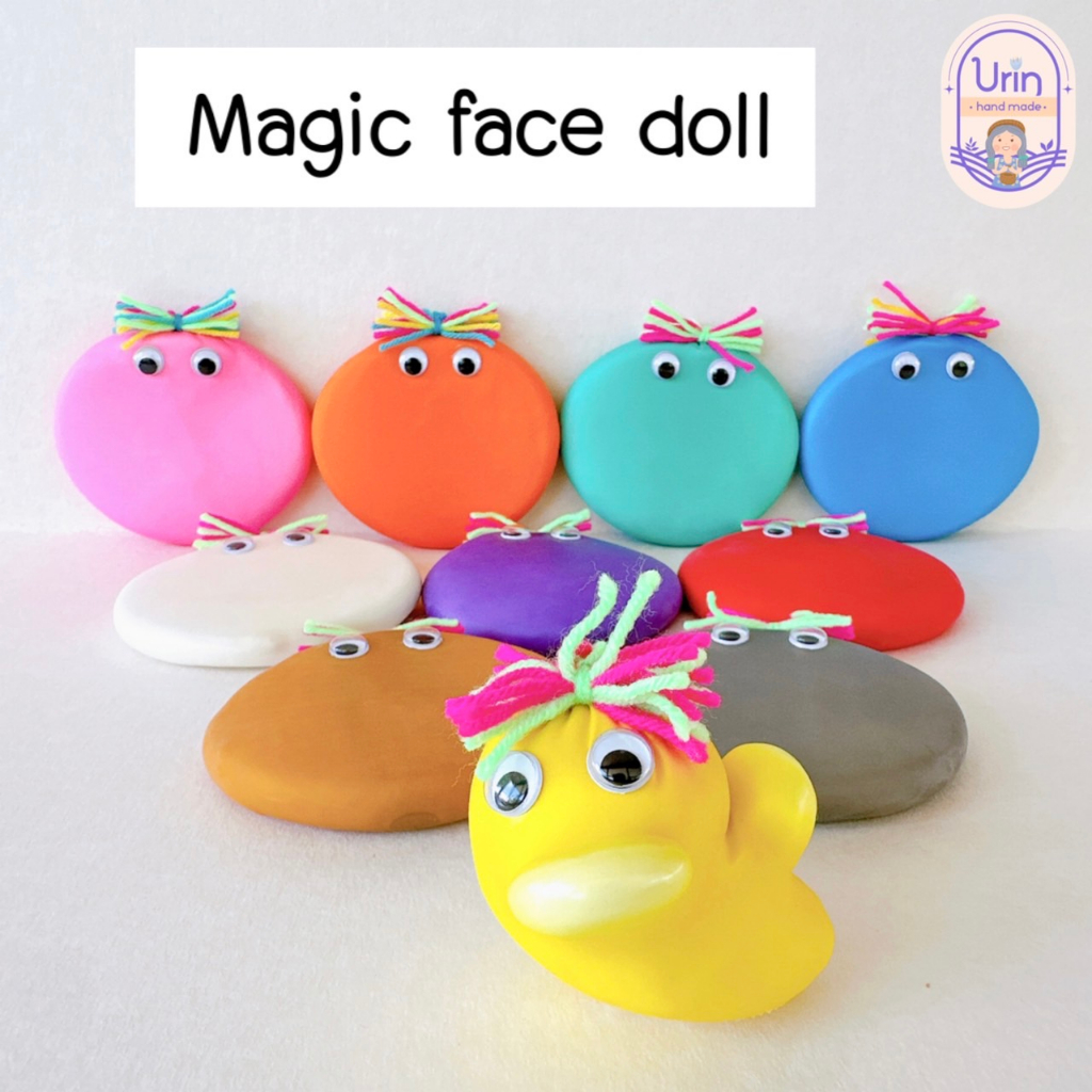Magic Face Doll ตุ๊กตาหน้าแสนกล ปั้นตามจินตนาการ แฮนด์เมด Handmade ...