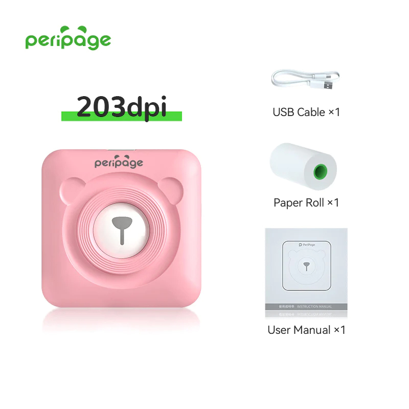 [Official Mall] Peripage Mini Printer A6 เครื่องปริ้นพกพาไร้สาย ...