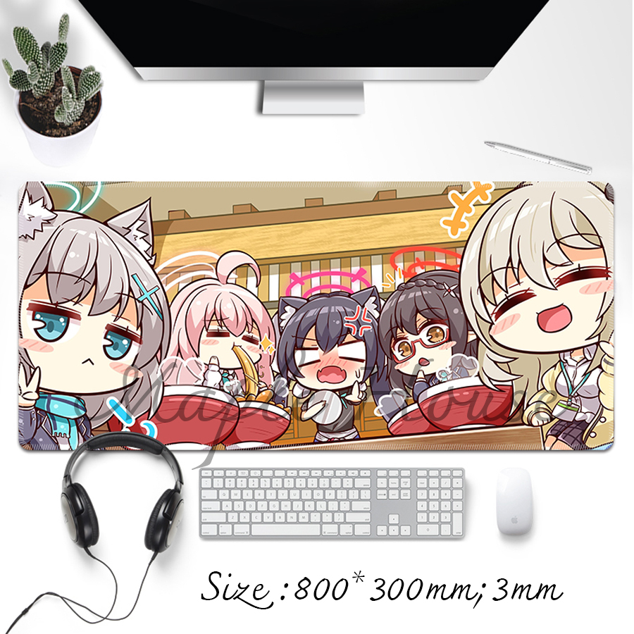 แผ่นรองเมาส์(Mouse pad) blue archive[800×300/3mm] | Shopee Thailand