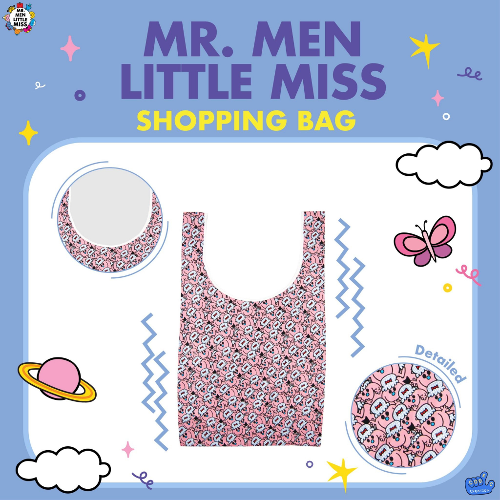 Shopping Bag Collection 1 (Mr.men and Little miss) | Shopee Thailand