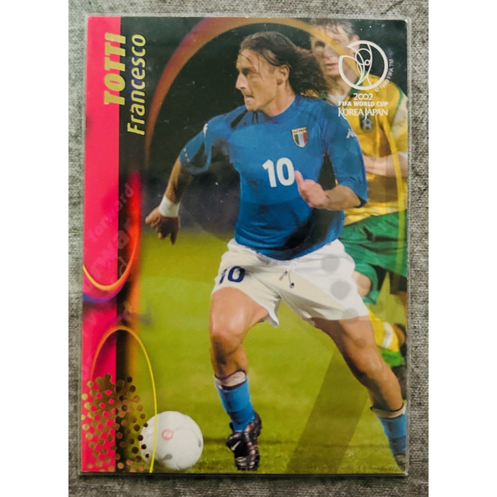 Football Player Card : Francesco Totti Fifa World Cup 2002 (Rare ...
