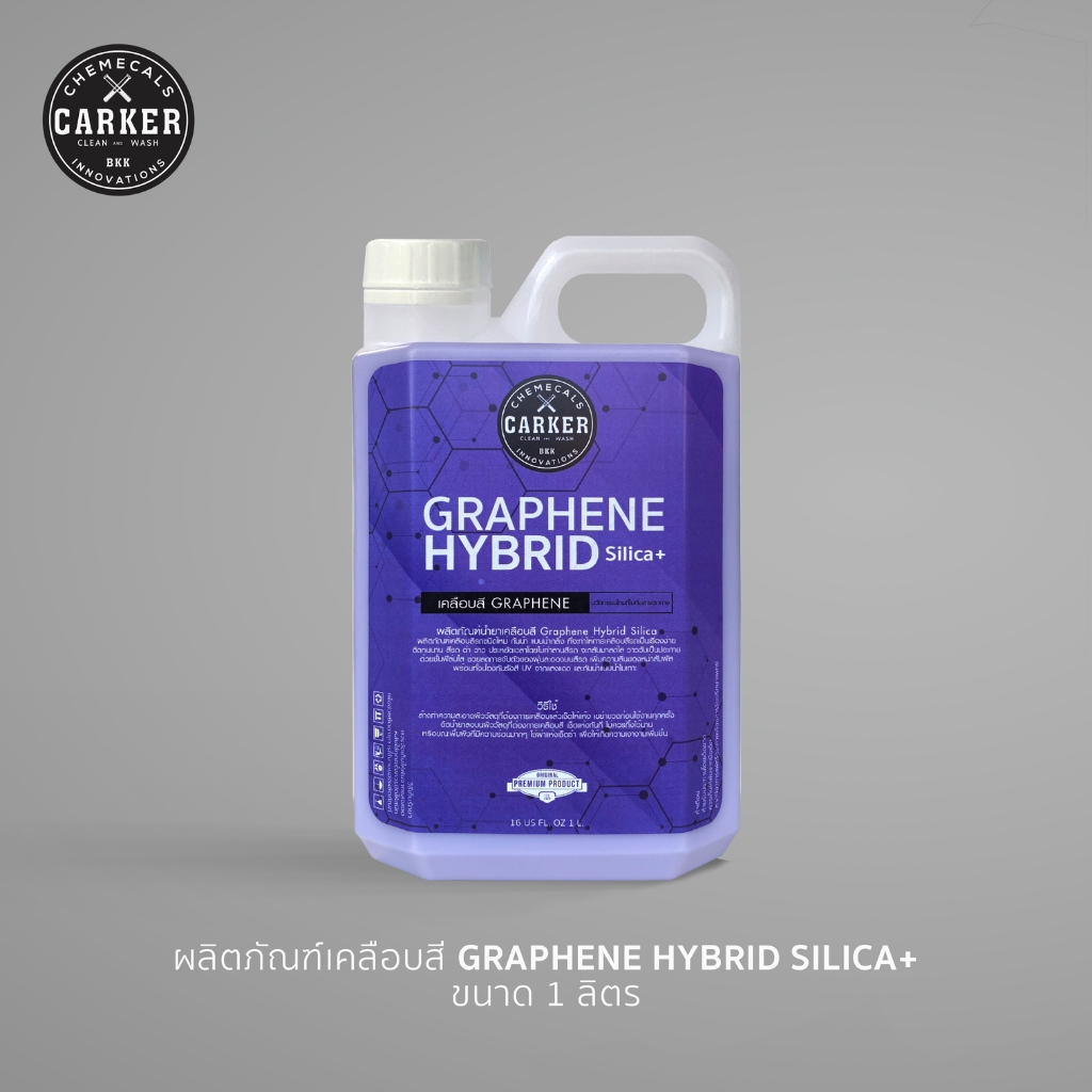 CARKER เคลือบสีกันน้ำ GRAPHENE เซรามิกผสมเคลือบแก้ว 🌞🌧💧 กันน้ำ แบบน้ำ ...