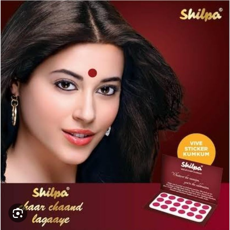 หน้าผากอินเดียแบบดั้งเดิม Bindi สติกเกอร์สีแดงสำหรับหน้าผาก forehead ...