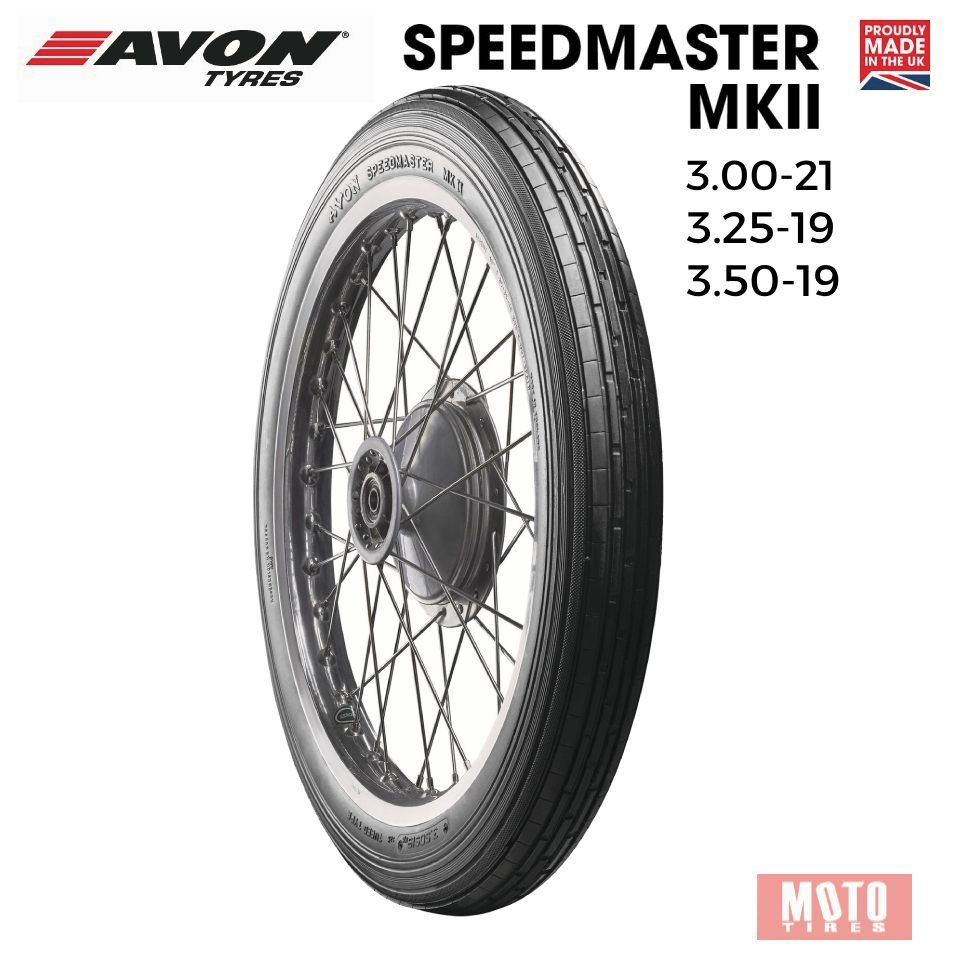 ยางมอเตอร์ไซค์ AVON MK II Speedmaster | Shopee Thailand
