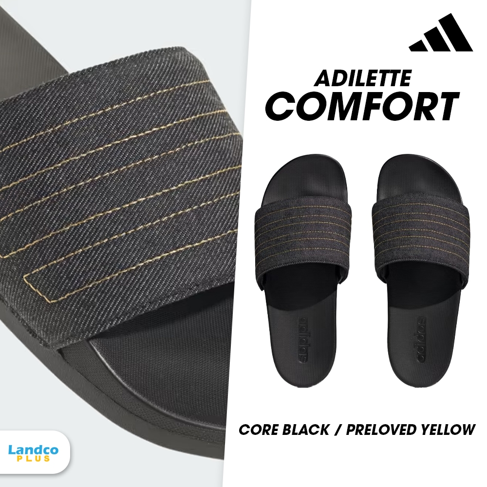 Adidas อาดิดาส รองเท้าแตะ รองเท้าลำลอง พื้นนิ่ม SPF M Adilette Comfort ...