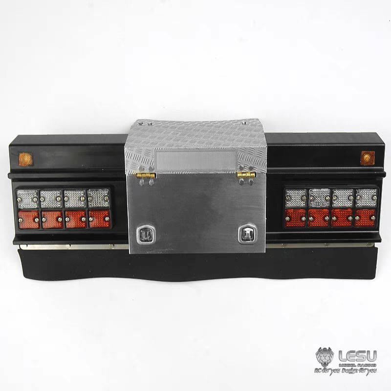 LESU Metal Taillight Toolbox 1/14 TAMIYA Scania R620 R470 RC Tractor ...