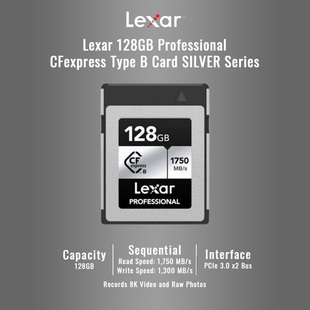 Lexar 128 GB Professional CFexpress Type B Card Silver Series | Shopee ...