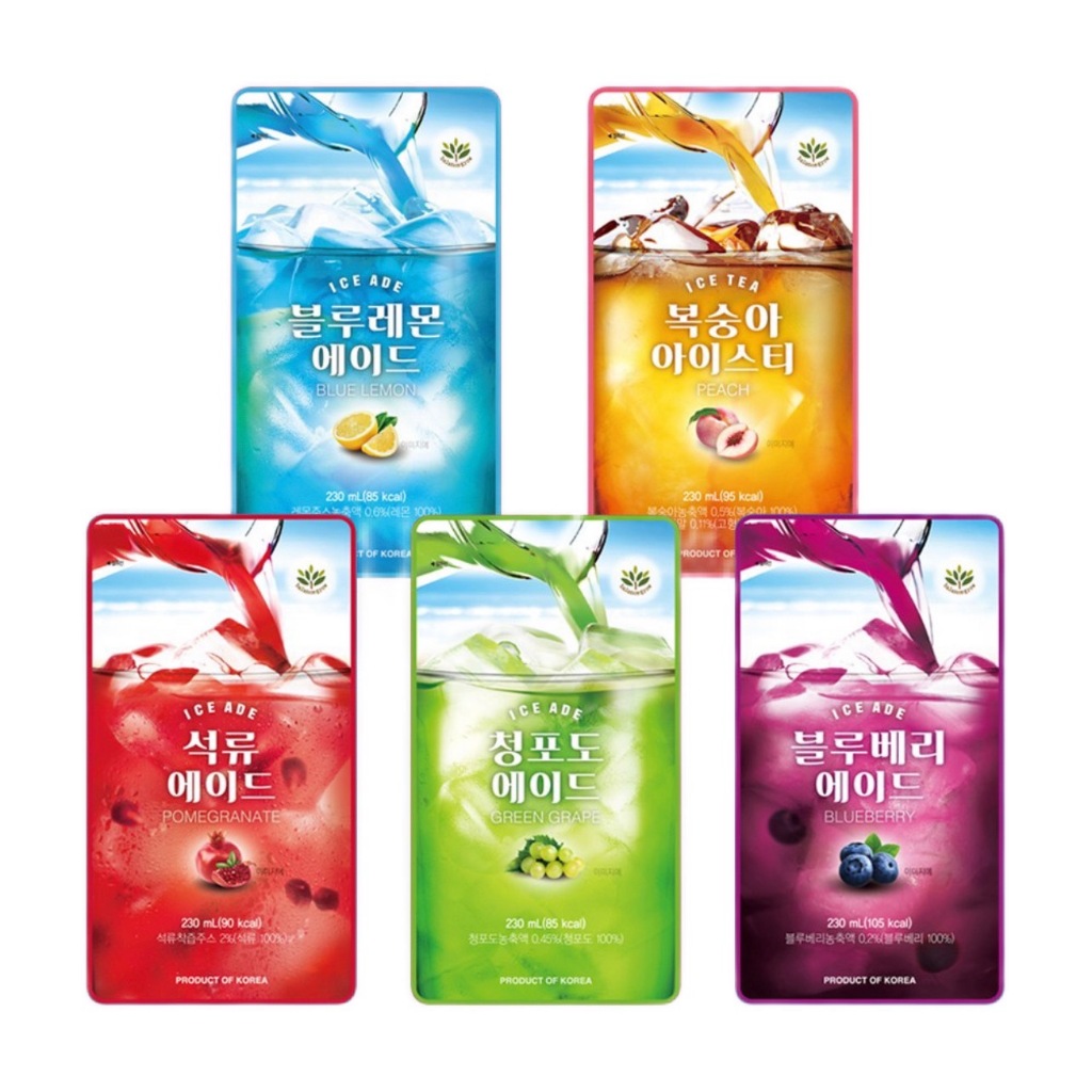 [ของแท้] 아이스에이드 Balance Grow Ice Ade Juice (เครื่องดื่มรสผลไม้) 230ml ...